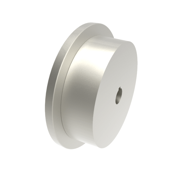 Steel Flanged 200mm Keyway Rail Wheel 5700kg | BIL Group