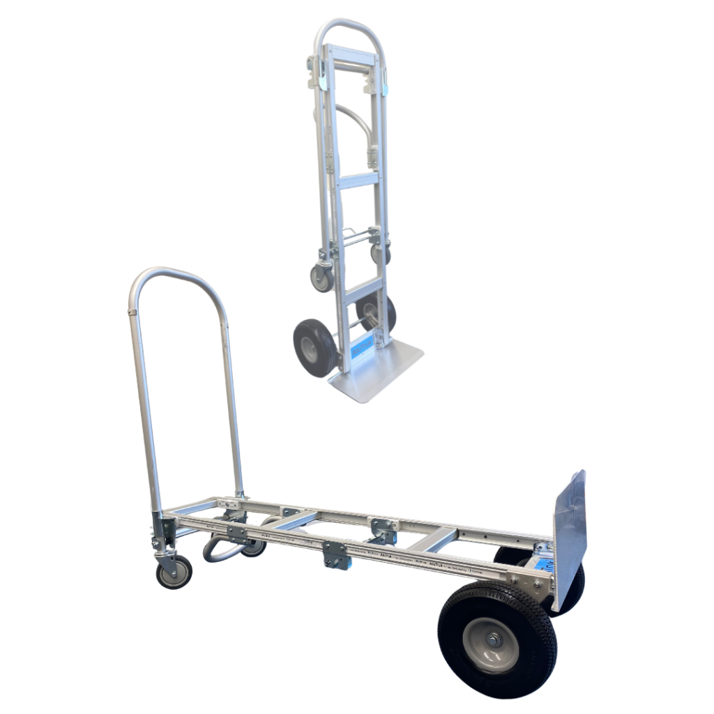 AluTruk 2-in-1 Convertible Heavy Duty Aluminium Sack Truck With 1300mm ...