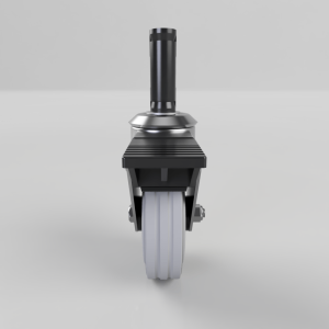 Grey Rubber Swivel Braked Expander 100mm 70kg | BIL Group