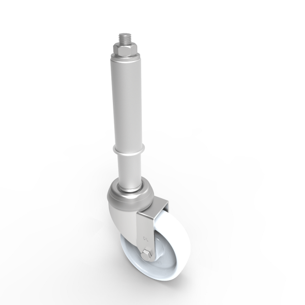 Spring Castor Nylon Swivel Castor 75mm 13kg | BIL Group