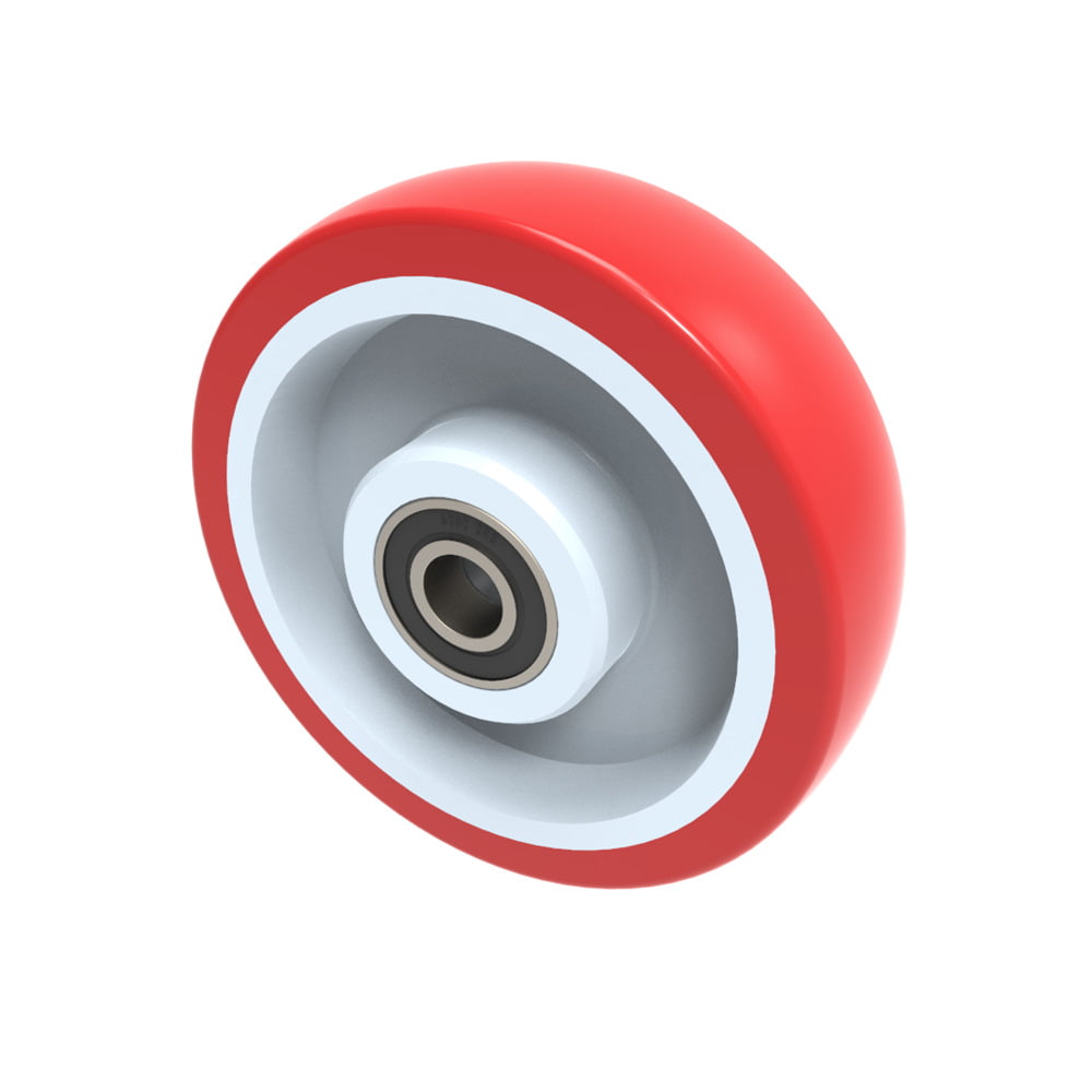 Polyurethane Nylon 125mm Ball Bearing Wheel 300kg Load | BIL Group