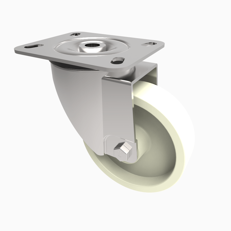 Nylon Plate Swivel Castor 100mm 200kg Load | BIL Group