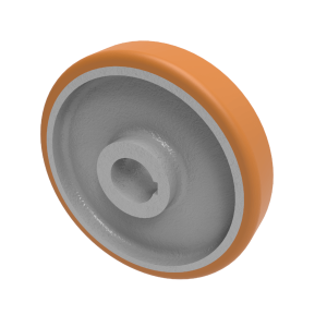 Vulkollen Polyurethane Drive Wheels with Keyway - BIL Group