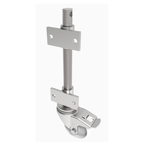 Nylon Plate Swivel Castor Brake Locking Castor 80mm 200kg Load | BIL Group