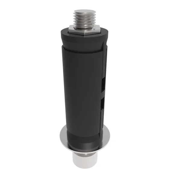 18.5mm-21mm round nylon expander a M10 socket cap fitting | BIL Group