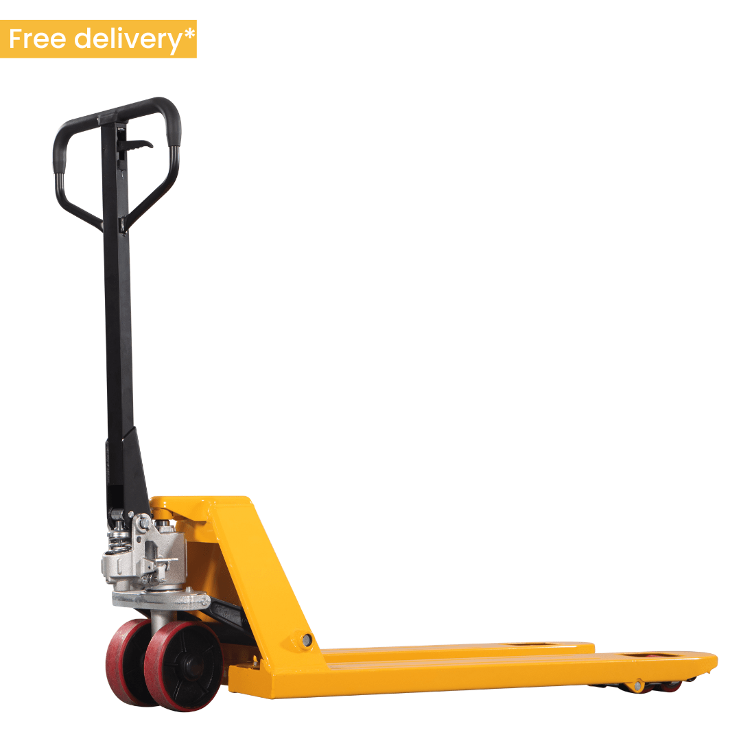 Hand Pallet Pump Truck / Trolley - 2500kg Load with PU Wheels - BIL Group