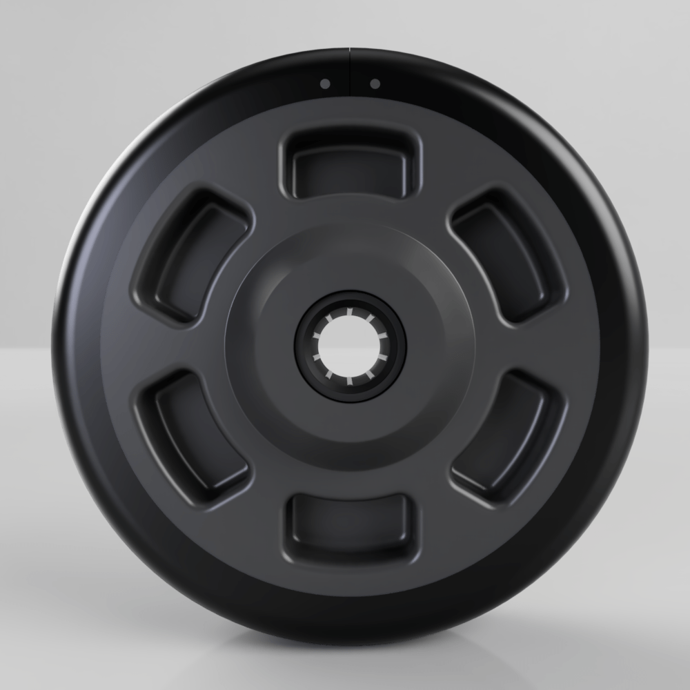 gowheels Modular Roll Cage Wheel, Recyclable PU Tyre, 200kg Load - BIL ...