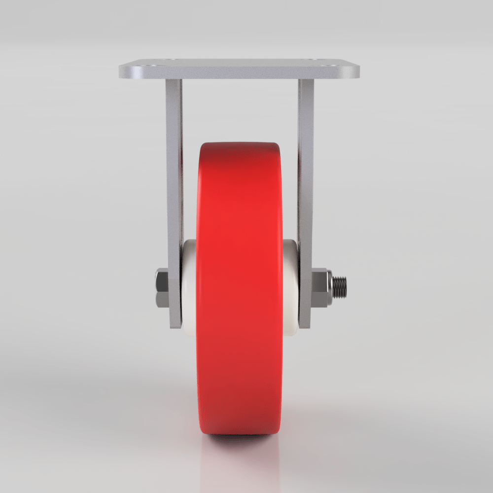 Polyurethane Fixed Castor 150mm 350kg Load | BIL Group