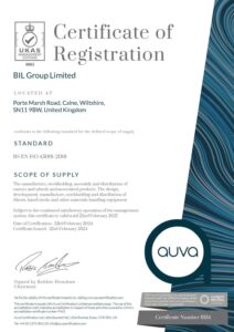 Certificate 1934 BIL Group Limited 45001 22.02.27 | BIL Group