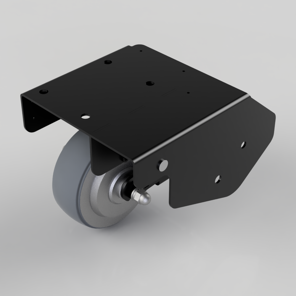 Esense Up: Electric Drive Castor Wheel, Plate, 145mm dia, 600kg Load ...