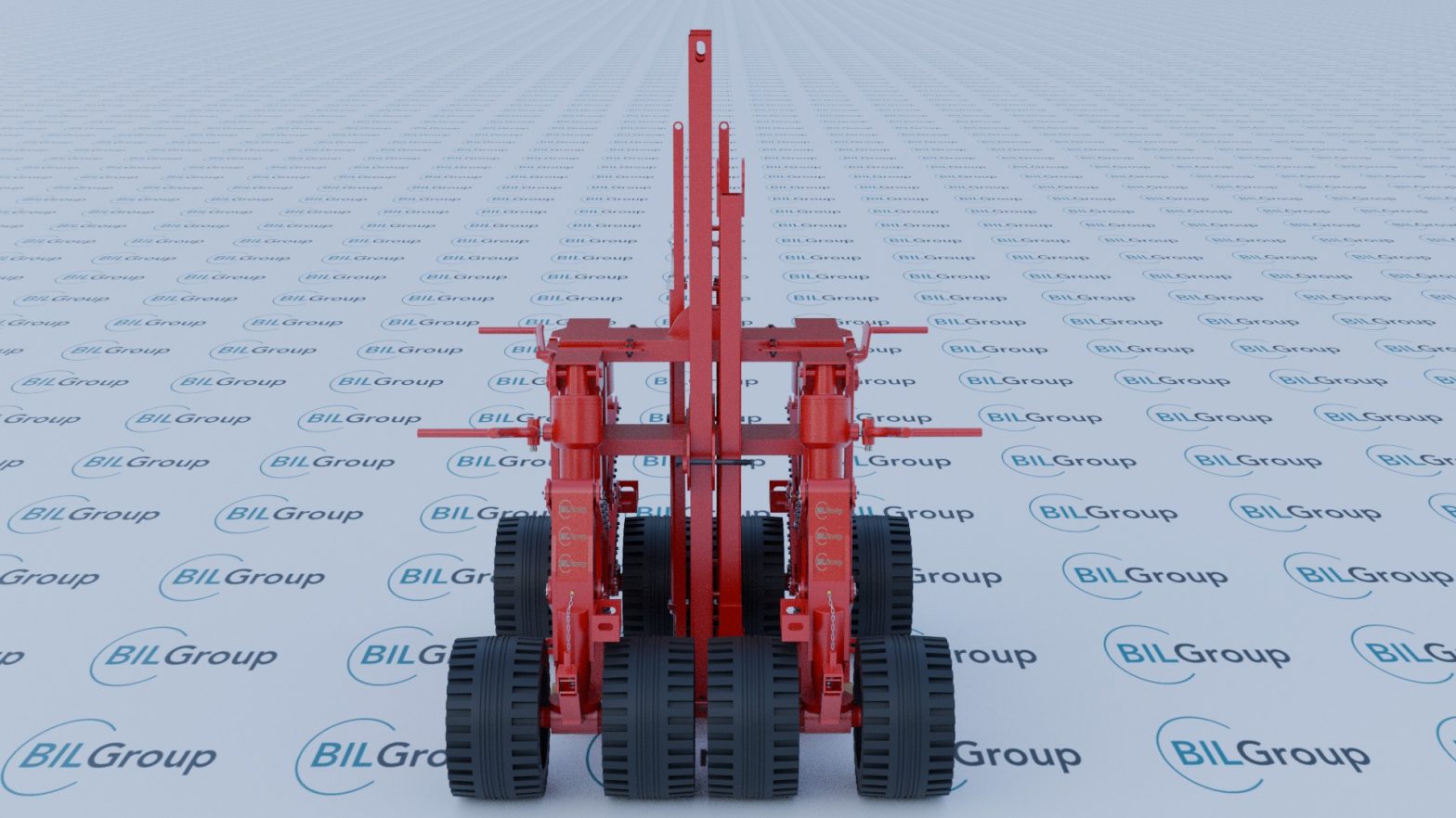 Set of 4 Hydraulic Lifting Container Castors 20,000kg Set Load | BIL Group
