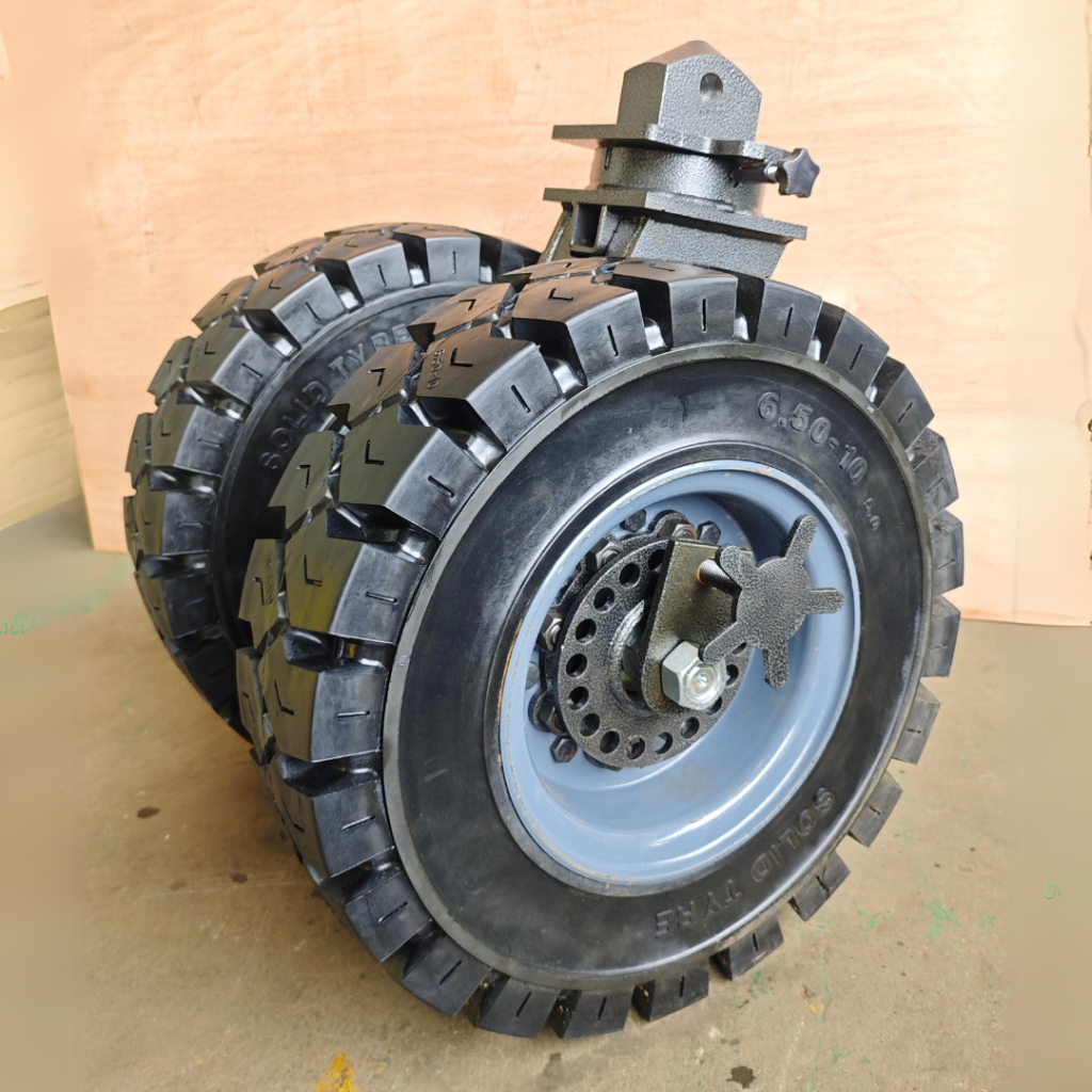 Set of 4 x 541mm ISO Braked Shipping Container Castors 9000kg Set Load ...