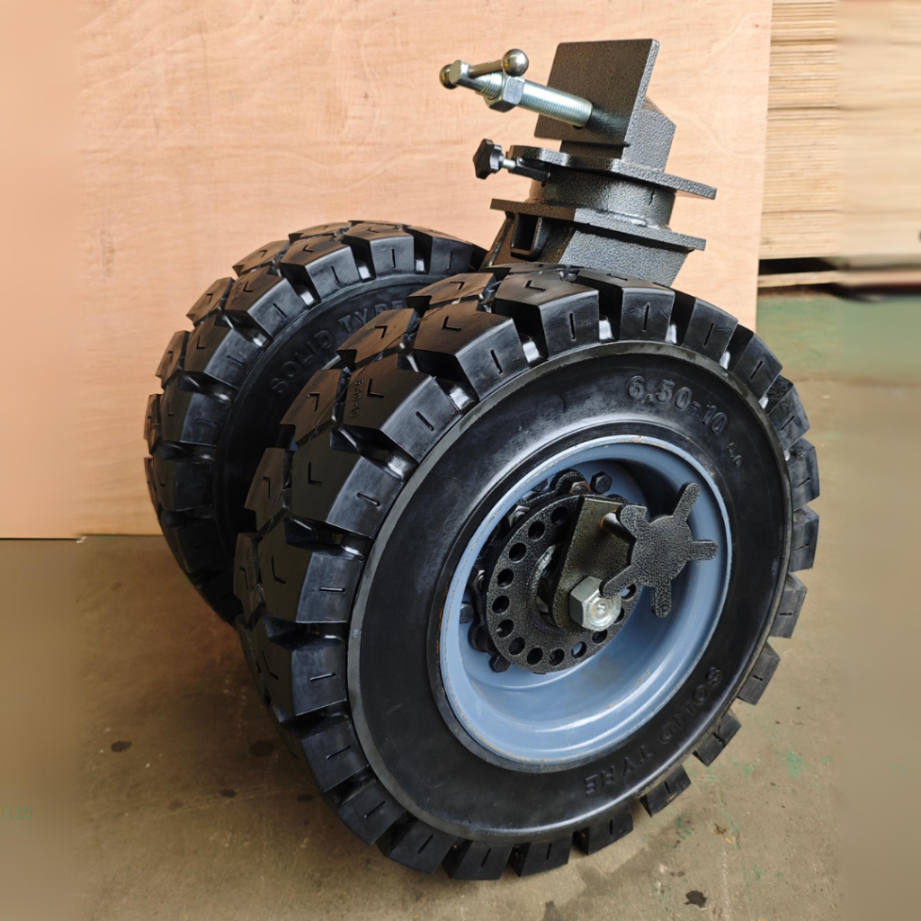 Set of 4 x 541mm ISO Braked Shipping Container Castors 9000kg Set Load ...